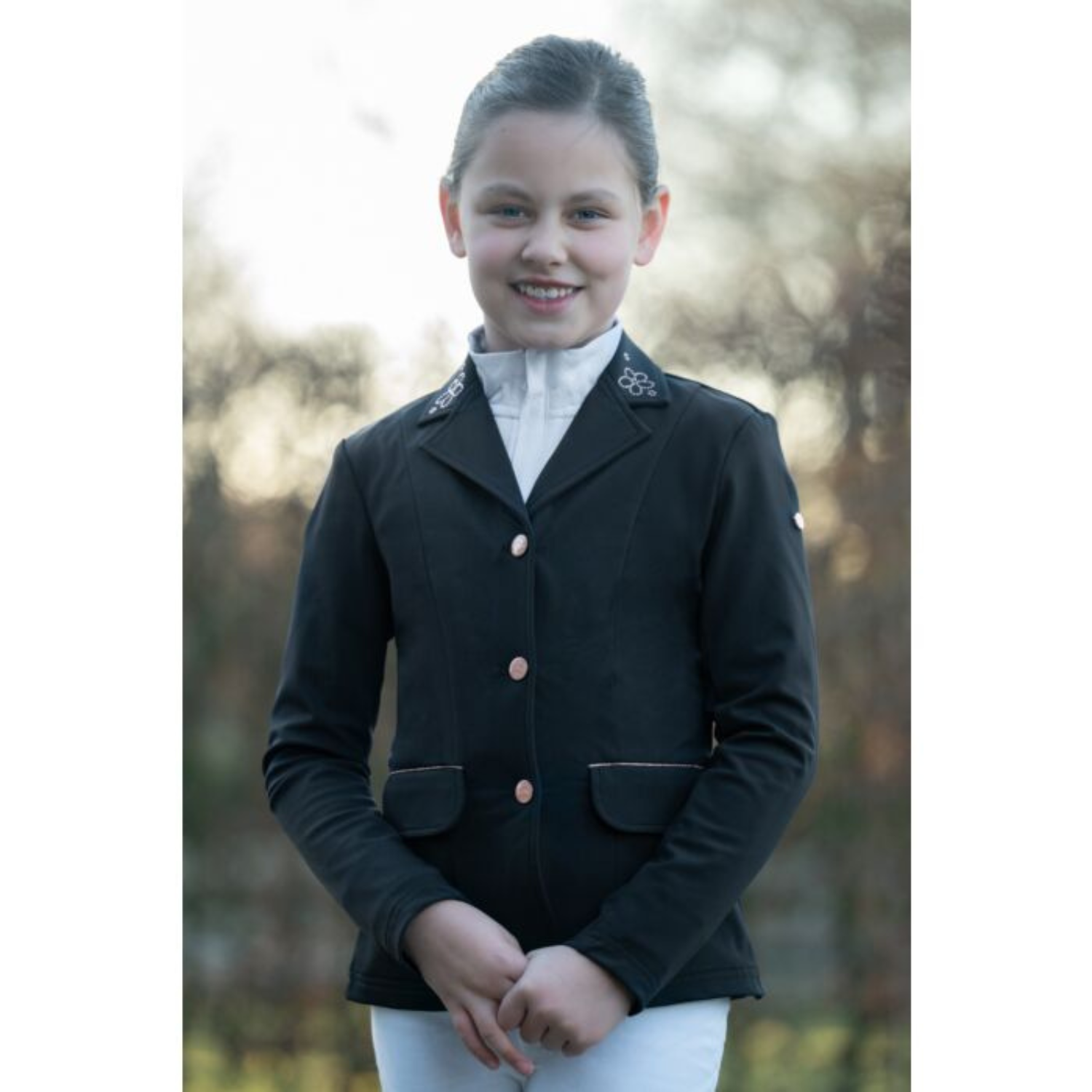 HKM Kids Competition Jacket - Flora – The Horse Den